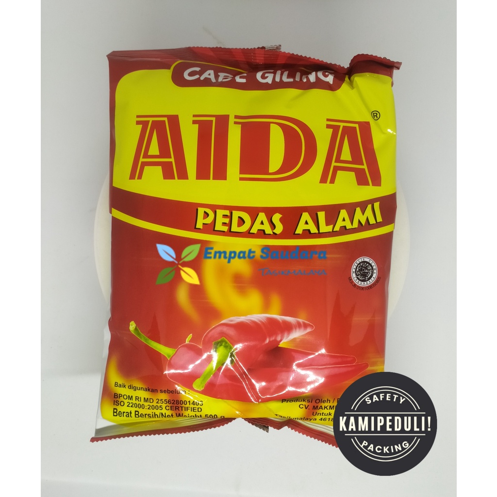 Jual CABE BUBUK MERK AIDA KEMASAN 500 GR | Shopee Indonesia