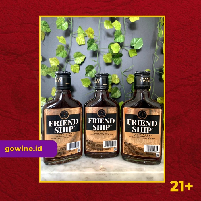 Jual Bundling 3 Botol Friendship Coffee Vodka Blended Smooth Vodka ...