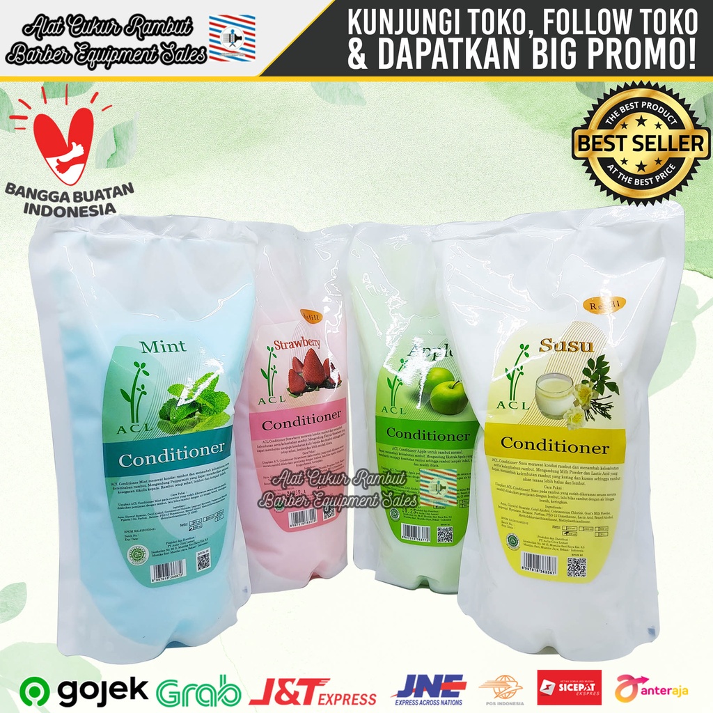Jual ACL Conditioner Refill Kondisioner Rambut 1000ml 1liter | Shopee ...