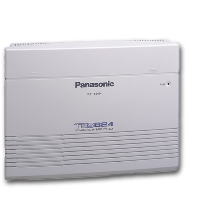 Jual Panasonic PABX 3 lines (CO) 8 Extension PBX Unit KX-TES824 - Putih ...