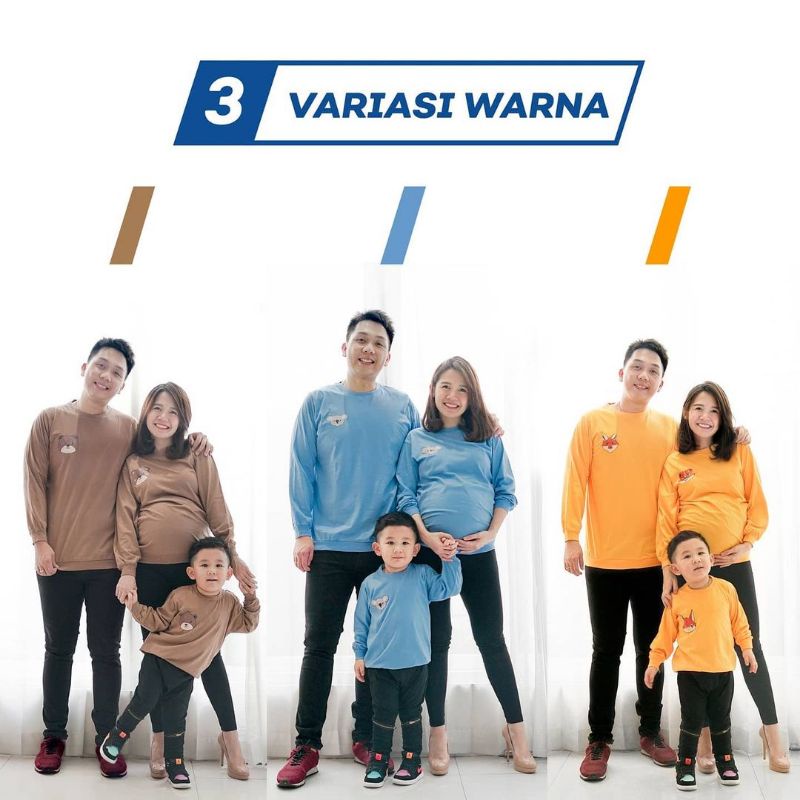 Jual MARCO Sweater Kaos Family / Couple / Keluarga - Custom Nama/Tulisan - MYPOLY | Shopee Indonesia