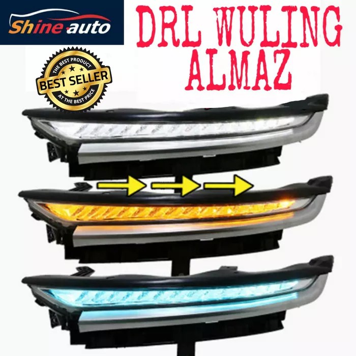 Jual DRL Wuling Almaz 3 Fungsi Sein Running Plug and Play. | Shopee ...