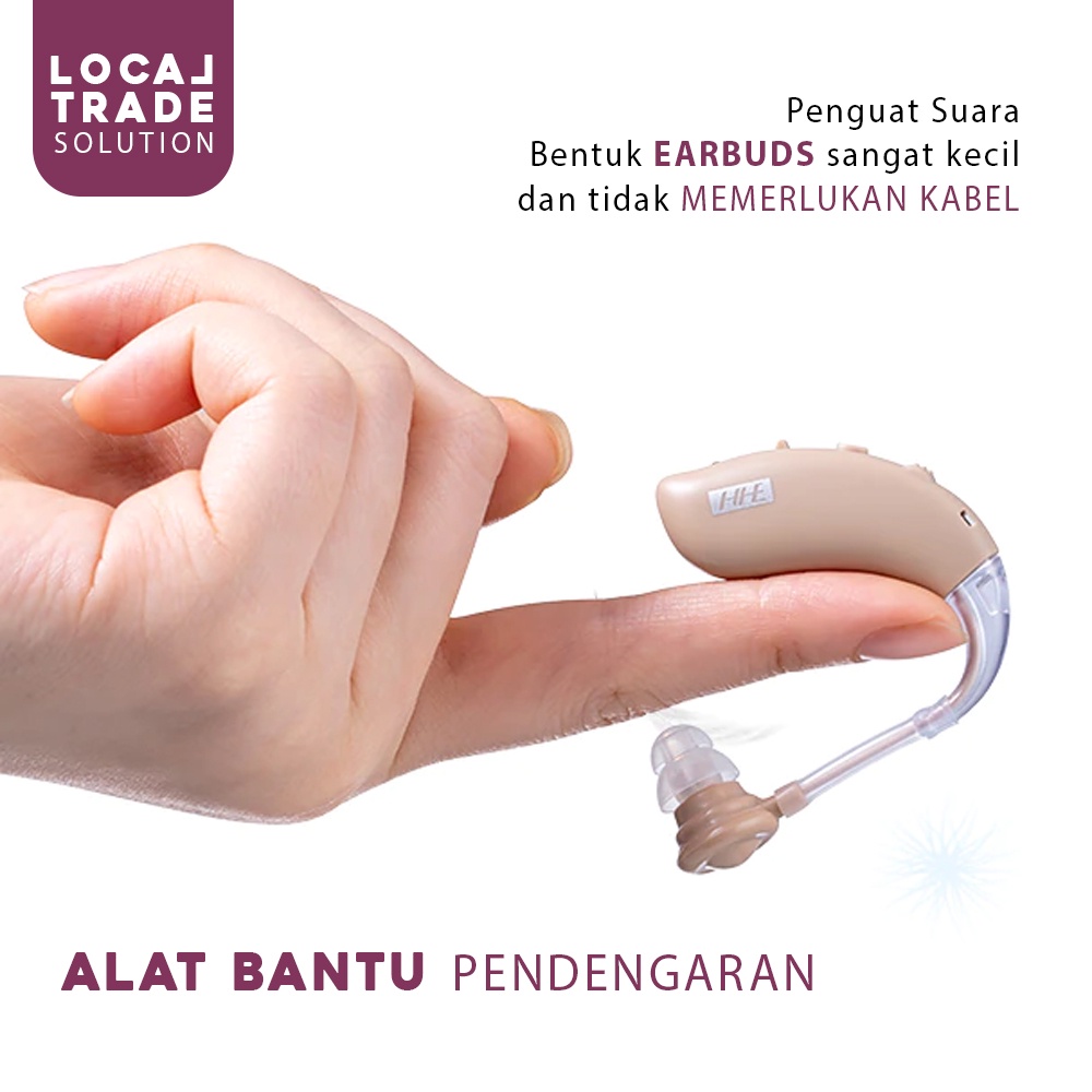 Jual Alat Bantu Dengar Telinga Tuli Orang Tua Hearing Aid Pengeras Suara Tanpa Kabel Penguat ...