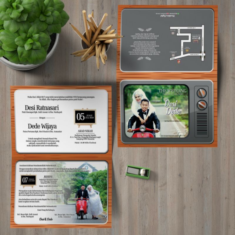 Jual Undangan Custom / Undangan pernikahan / Undangan Nikah / Undangan ...
