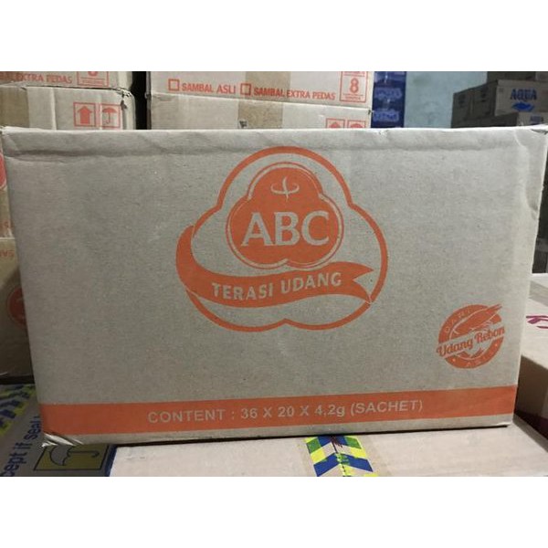 Jual ABC Terasi Udang Sachet Dus 24 x 20 x 4,2g/ ABC Sambal Terasi ...