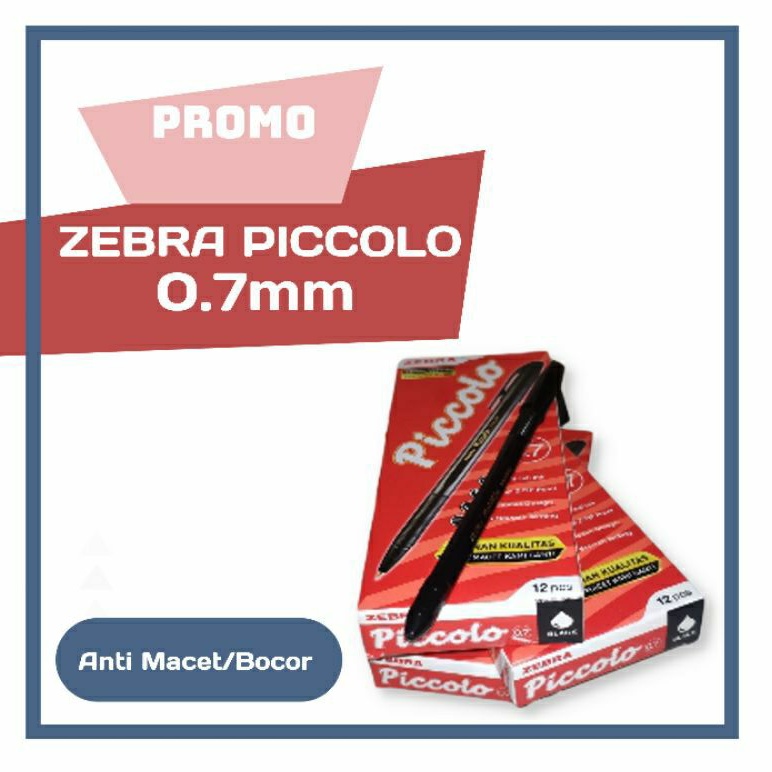 Jual PULPEN ZEBRA PICCOLO 12 PCS | Shopee Indonesia