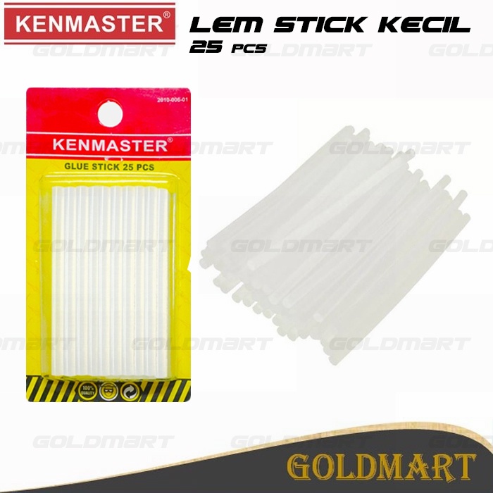 Jual Lem Stik Kecil Isi 25 pcs Original Kenmaster Isi Refill Lem Bakar ...
