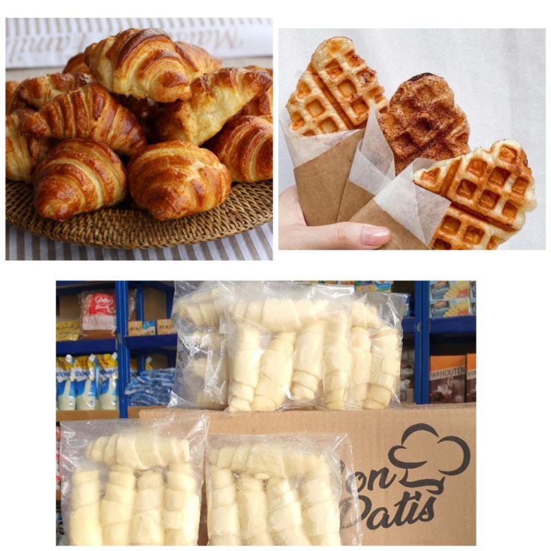 Jual Bon Patis Croffle pastry isi 5's/Croissant Full Butter/Croffle ...