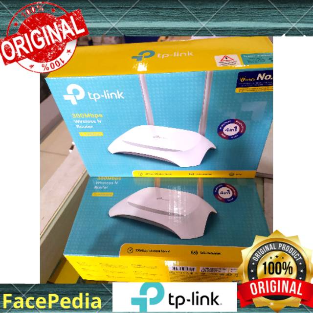 Jual ROUTER WIRELESS TPLINK WR840 300Mbps 2 ANTENA / ORIGINAL GARANSI ...