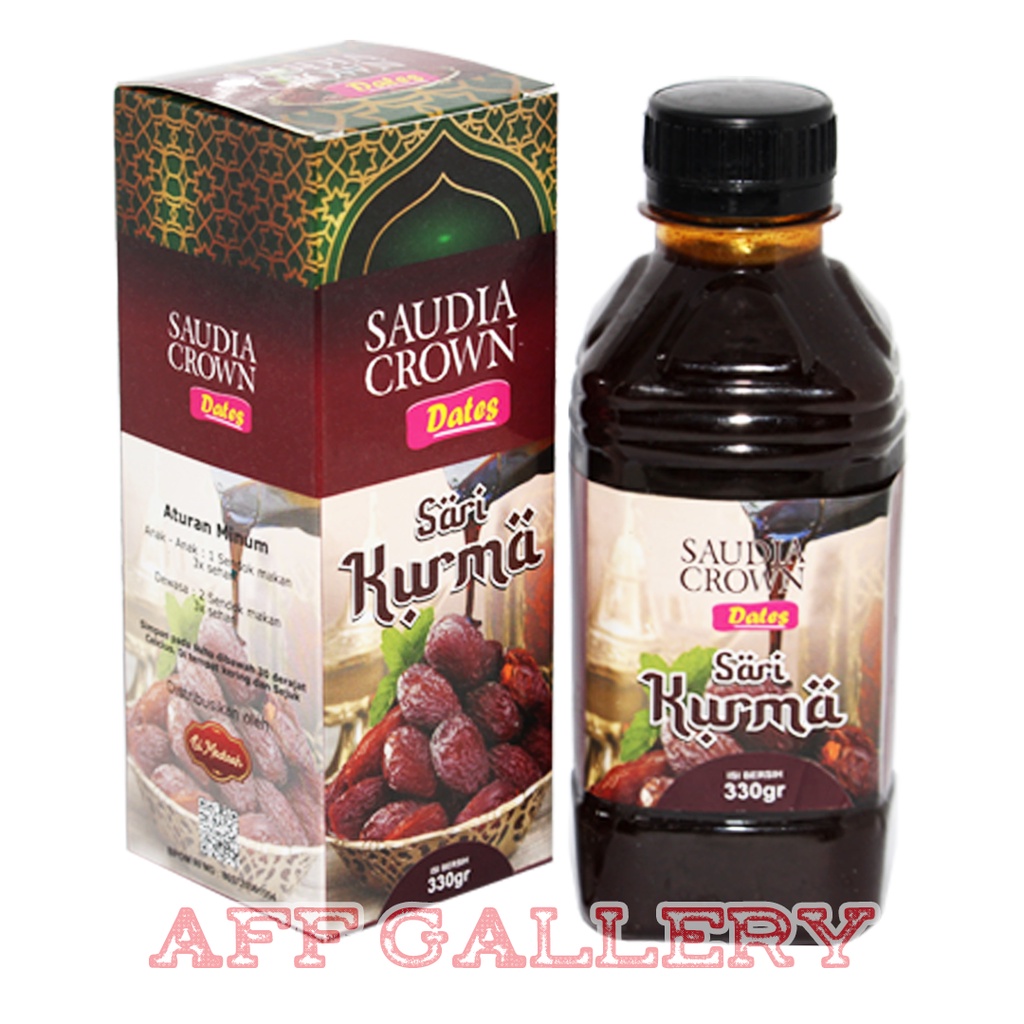 Jual Sari Kurma SAUDIA CROWN Dates | Sari Kurma El Medinah 330 gr ...