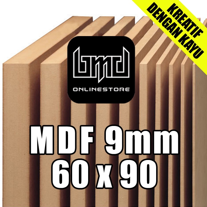 Jual Papan Kayu MDF 9mm Ukuran (60x90)cm | Shopee Indonesia