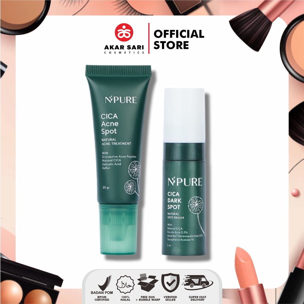 Jual NPURE CICA DARK SPOT | ACNE SPOT TREATMENT | Shopee Indonesia