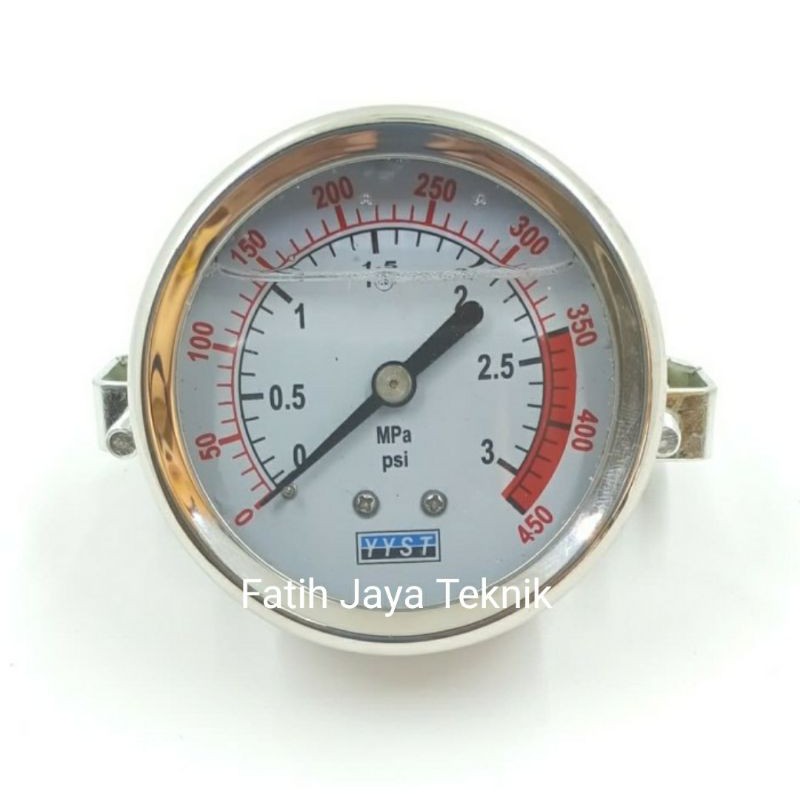 Jual Pressure Gauge 30 Bar Alat Pengukur Tekanan | Shopee Indonesia
