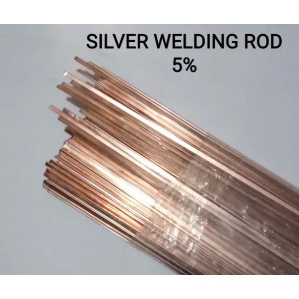 Jual Kawat Perak Las Silver Welding Brazing Rod 5% Persen 1 kg | Shopee ...