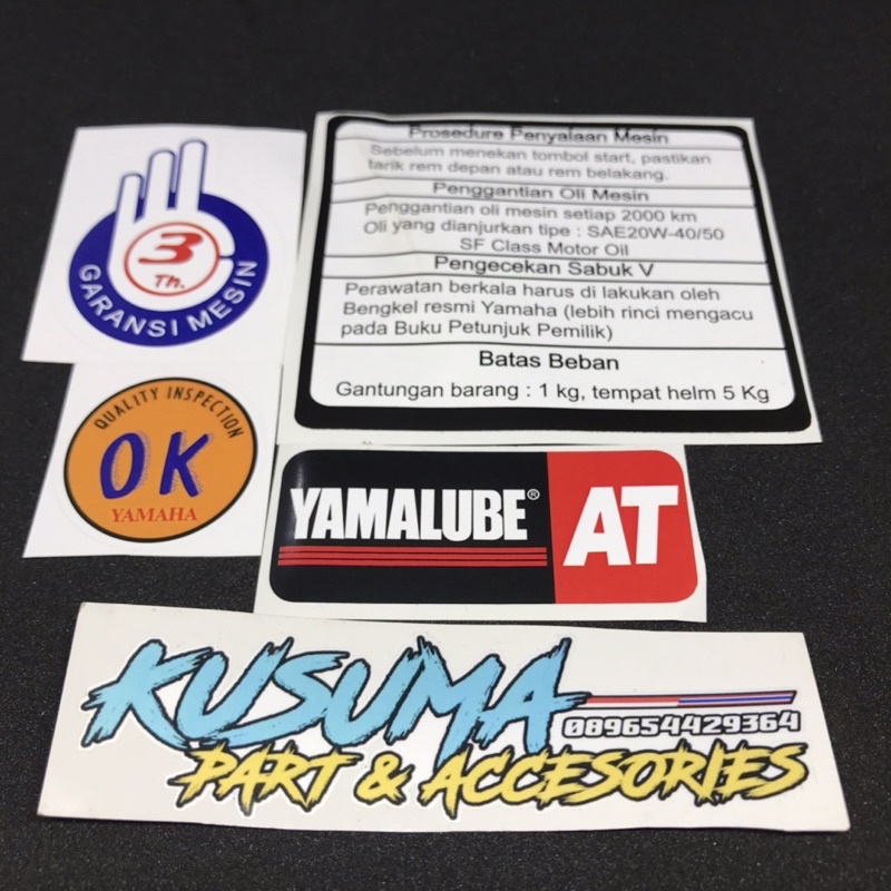 Jual sticker panduan motor Yamaha | Shopee Indonesia