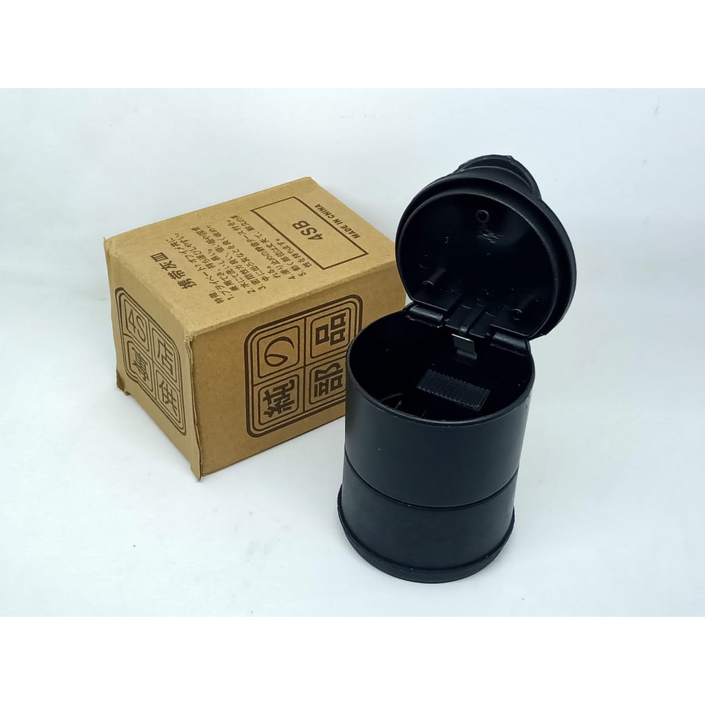 Jual ASBAK ROKOK MOBIL NON LED CAR ASHTRAY ASBAK PORTABLE HITAM ...