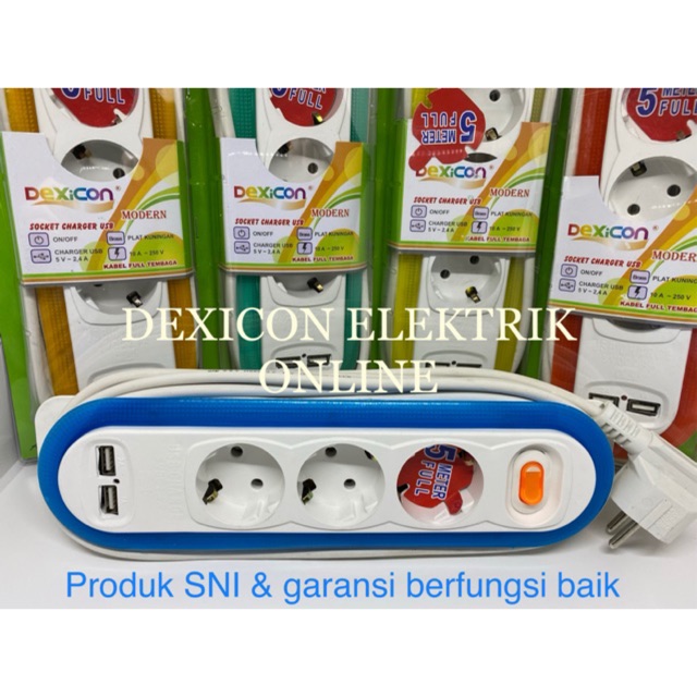 Jual Stop kontak usb/usb stop kontak 3 lubang/charger usb/colokan usb ...