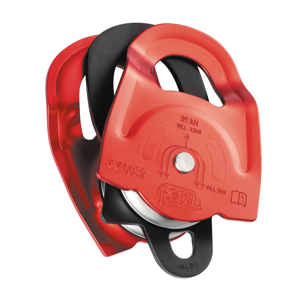Jual Petzl pulley twin P65A pulley rescue tandem fixe fix outbound ...