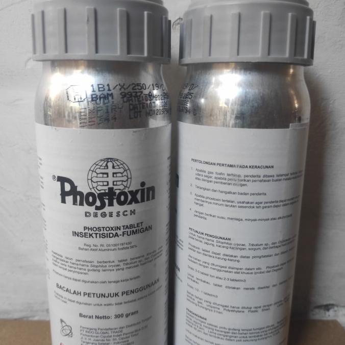 Jual Produk Unggulan] PHOSTOXIN GERMANY 100 TABLETS OBAT HAMA KUTU ...