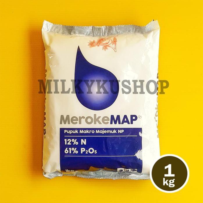 Jual PUPUK MEROKE MAP 1 KG KEMASAN PABRIK HIDROPONIK MONO AMONIUM ...