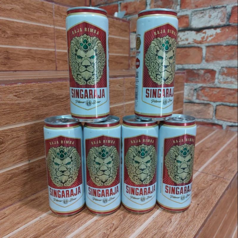 Jual 6 Kaleng Bir Singaraja 320ml | Shopee Indonesia