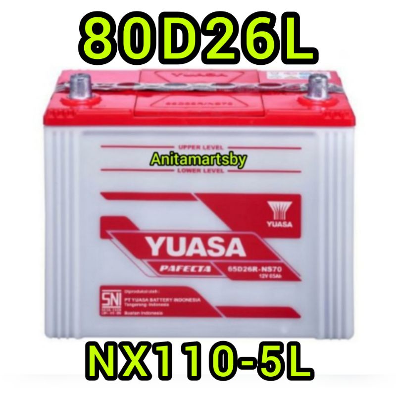 Jual Accu / Aki Yuasa Pafecta 80D26L | Shopee Indonesia