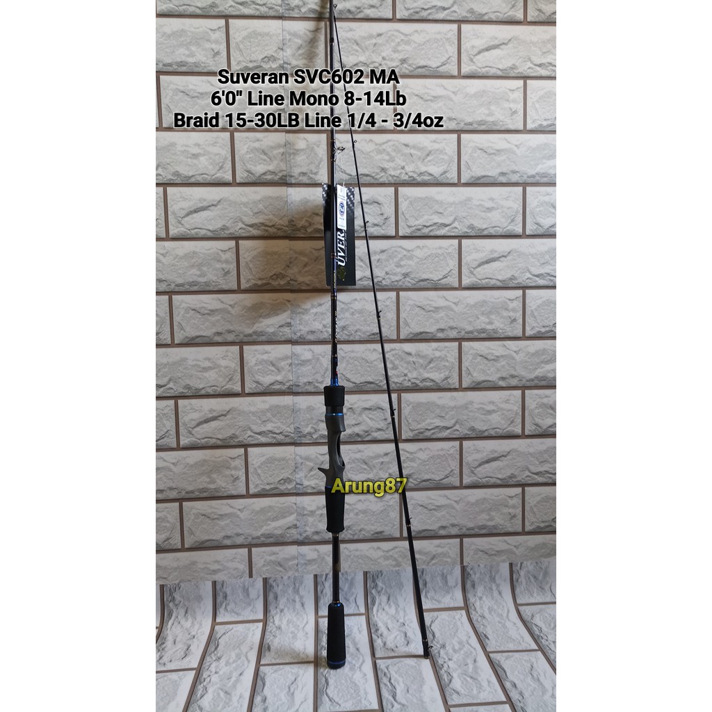 Jual Rod Joran Pancing Rod BC Abu Garcia SUVERAN SVC602M A | Shopee ...