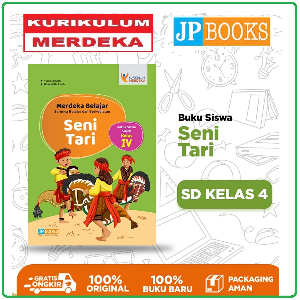 Jual Buku Paket Seni Tari Sd Kelas 4 Kurikulum Merdeka Penerbit Jp ...