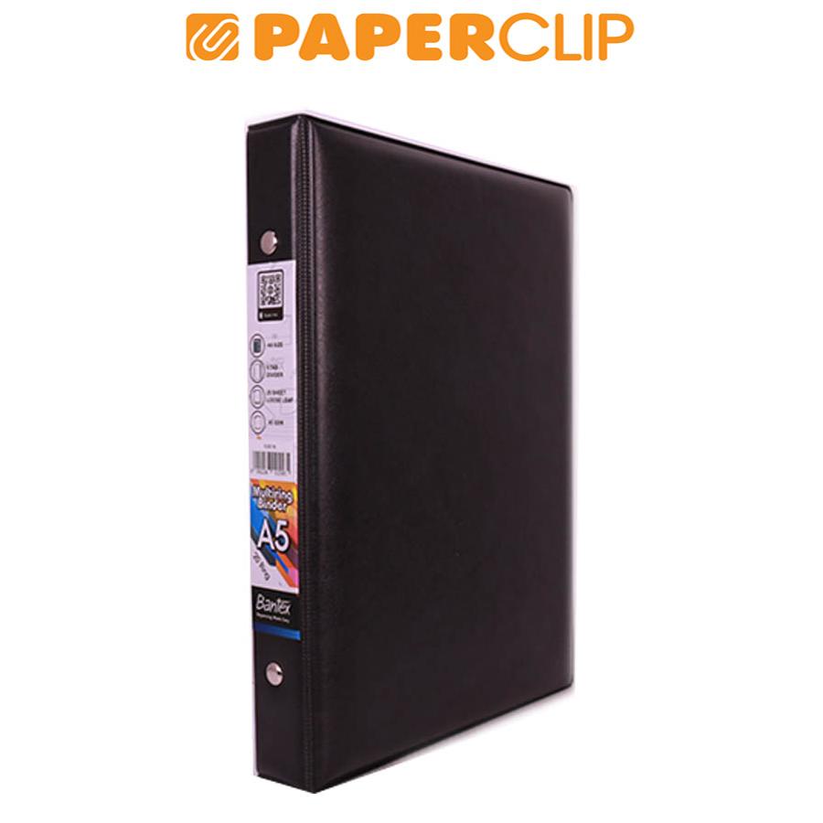 Jual FILE NOTE A5 BANTEX 1335 10 BLACK | Shopee Indonesia