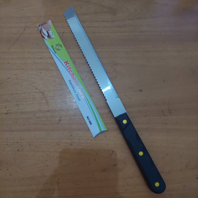 Jual Pisau Roti Kue Gerigi Persegi Stainless King - Dapur Karya Mdn ...