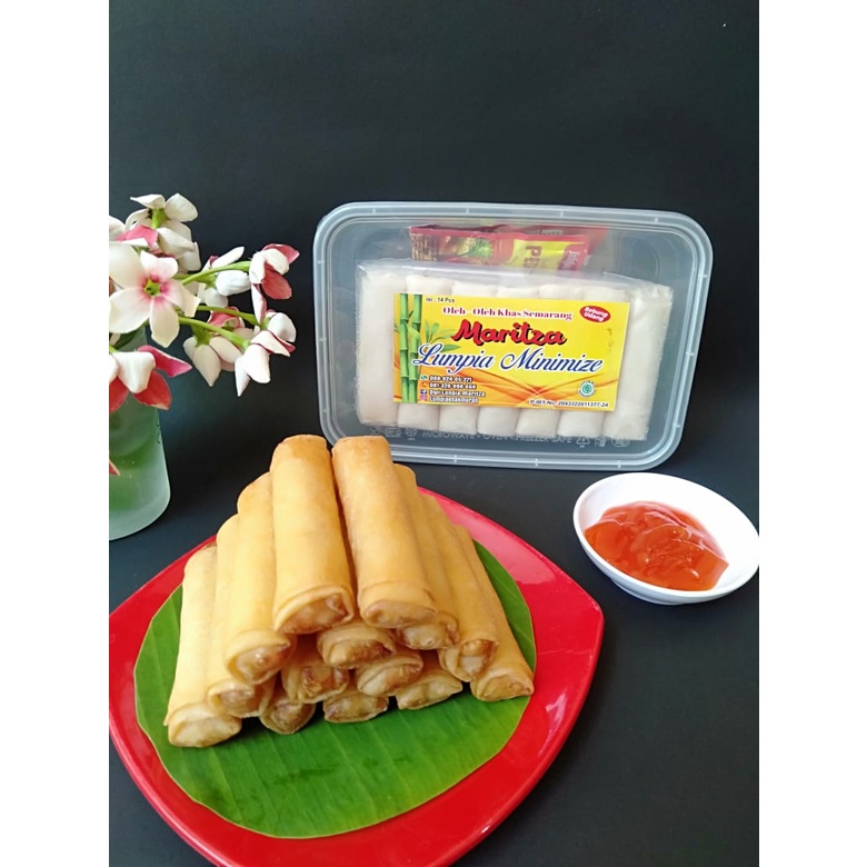 Jual Lumpia Minimize, lunpia khas semarang isi rebung udang | Shopee ...