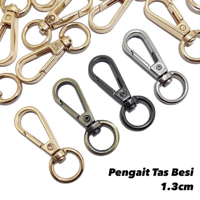 Jual Pengait Tas Besi 1.3 cm / Kait Kecil Kew Kew | Shopee Indonesia