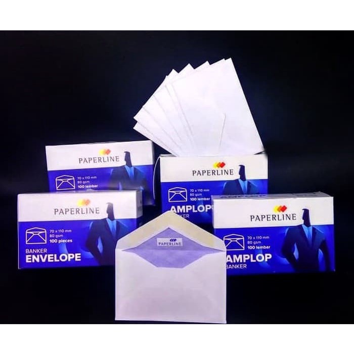 Jual Paperline Amplop Banker Mini PG 80 gsm - 70 x 110 mm ( 100 lembar ...