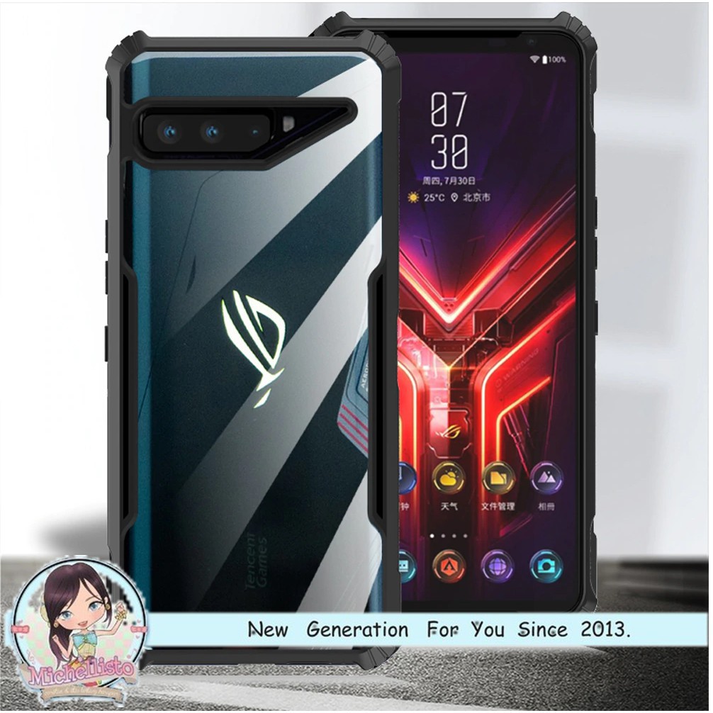Jual Asus Rog 3 Case Clear Acrylic Casing Bumper Transparan Softcase ...