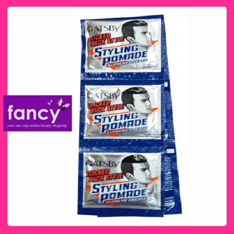 Jual GATSBY Styling Pomade Sachet GREASE / HOLD | Shopee Indonesia