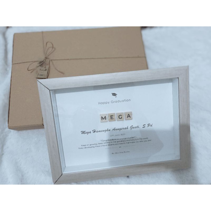 Jual BINGKAI 3D WISUDA/HADIAH WISUDA | Shopee Indonesia