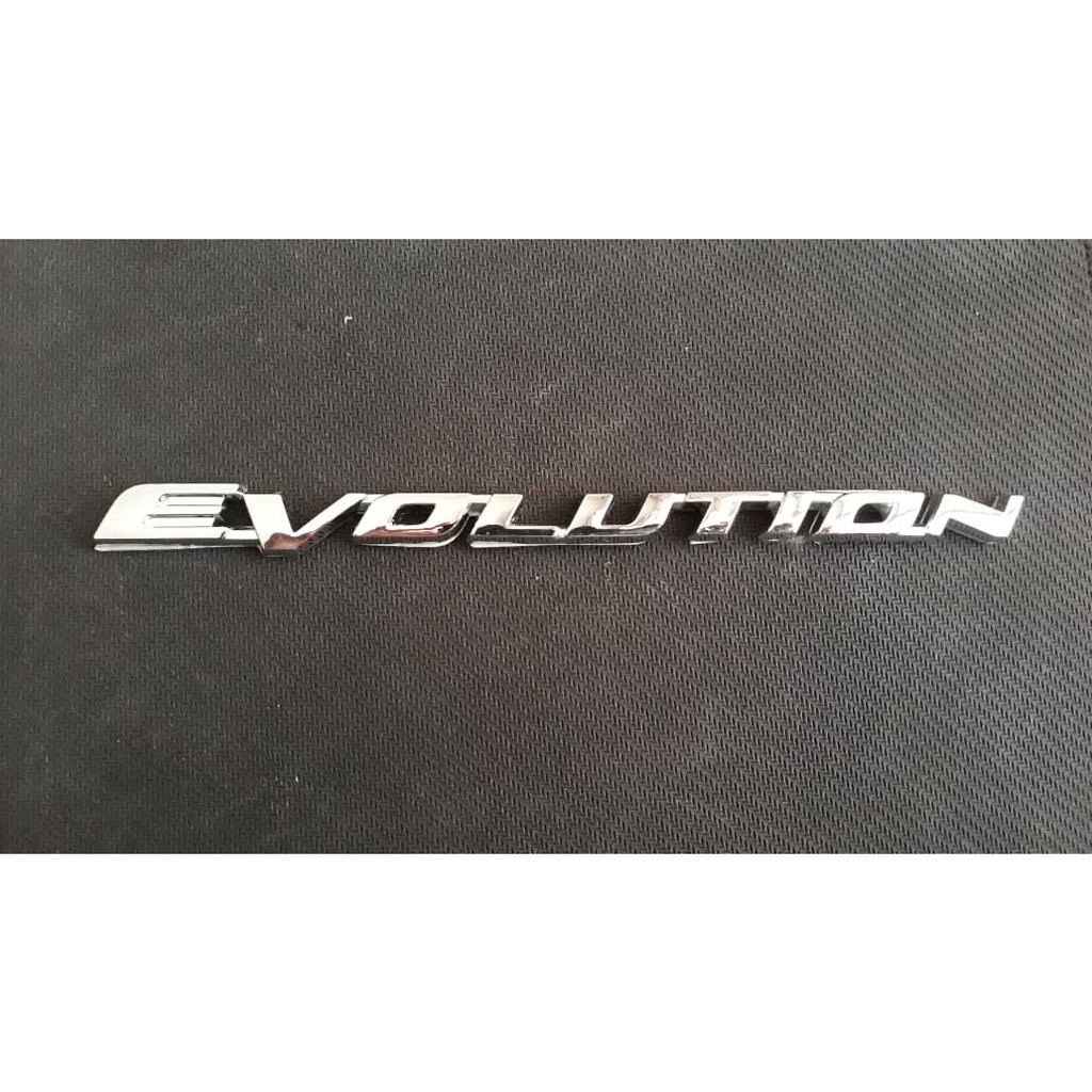 Jual Emblem Evolution Chrome | Shopee Indonesia