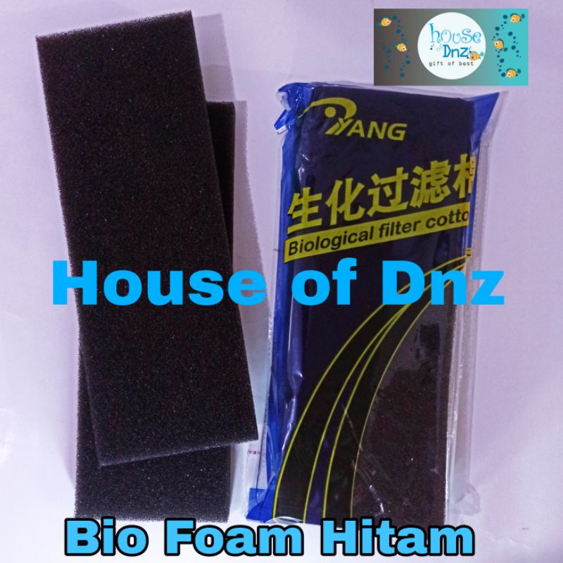 Jual BIOFOAM Media Filter Busa Hitam Isi 2 Bio Foam Saringan Aquarium ...