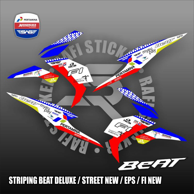 Jual STRIPING BEAT STREET NEW / BEAT DELUXE / EPS / FI NEW / BEAT 2021 ...