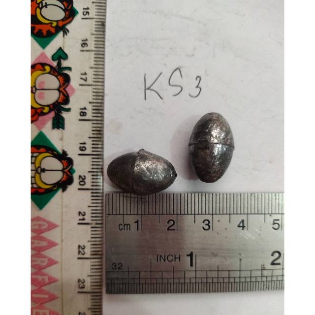 Jual Batu timah / pemberat pancing / bandul type kS 3 ( isi 10 pc ...