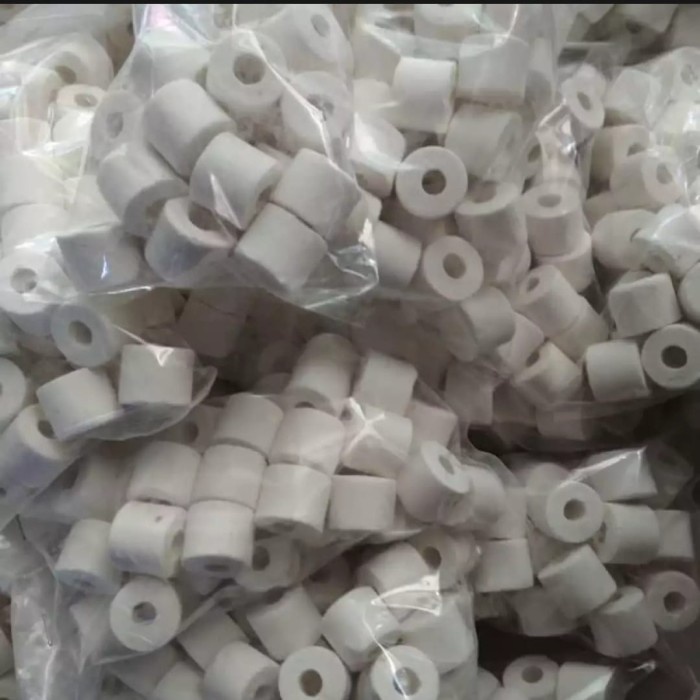 Jual Bioring bioring keramik media filter aquarium dan kolam ikan isi ...