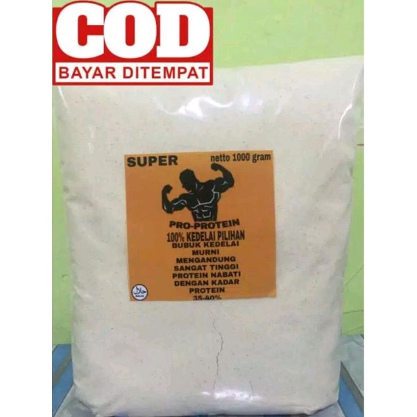 Jual Susu Kedelai Bubuk Pro Protein Murni 1 kg Tinggi Protein | Shopee ...
