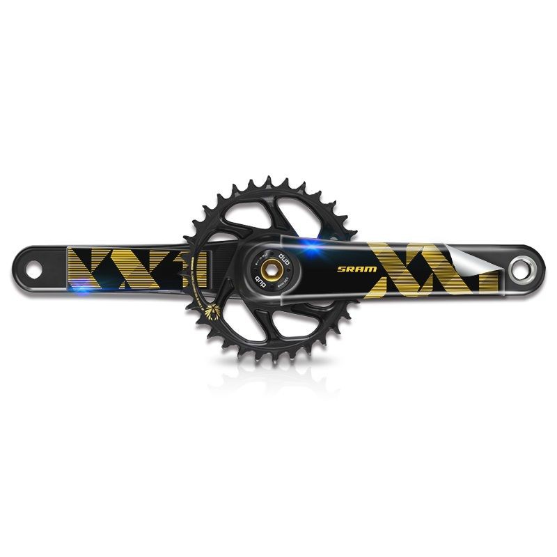Jual Custom decal crank SRAM XX1 gold MTB request warna highres sticker ...