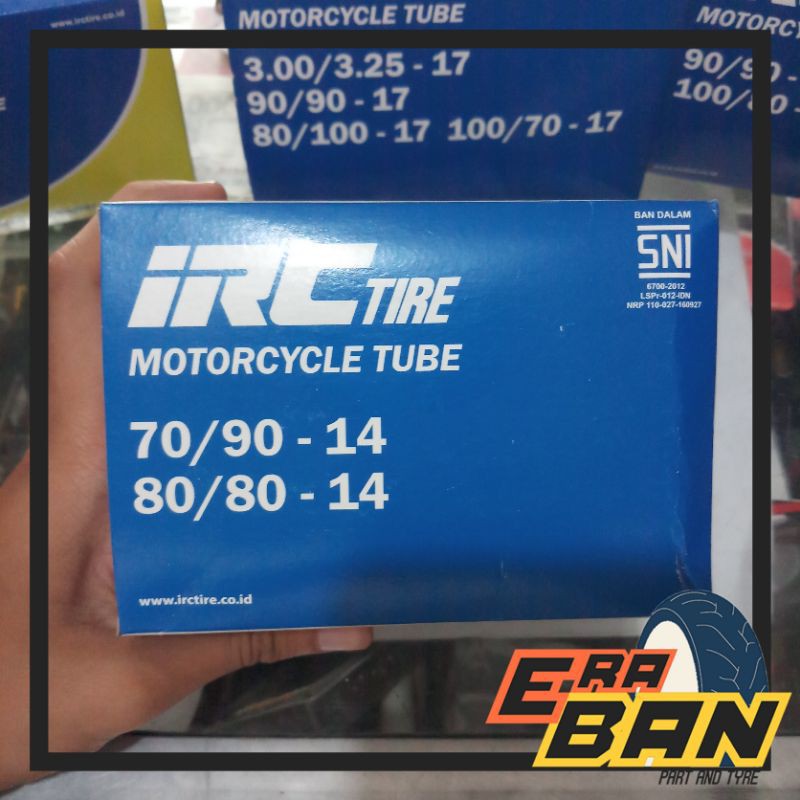 Jual BAN DALAM IRC 70 90 RING 14 MATIC MIO 80 80 | Shopee Indonesia