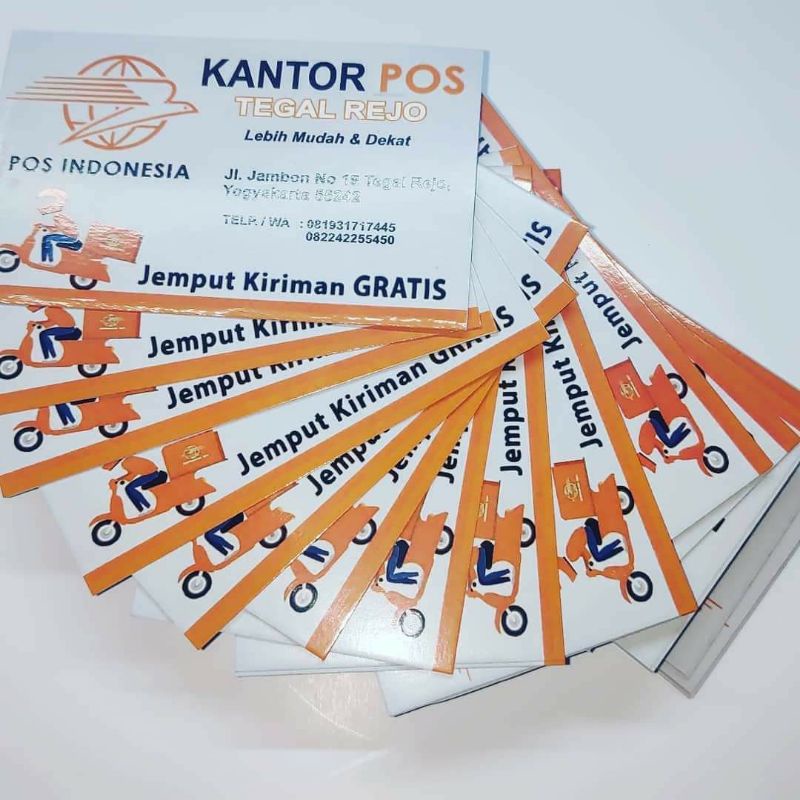 Jual kartu nama - id card - kalender - sticker Vinyl - sticker Cromo ...