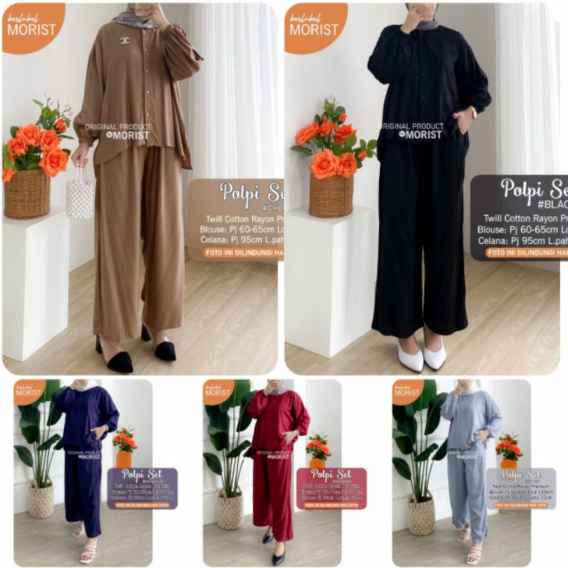 Jual katalog one set polos polpi travi plusi by morist | Shopee Indonesia