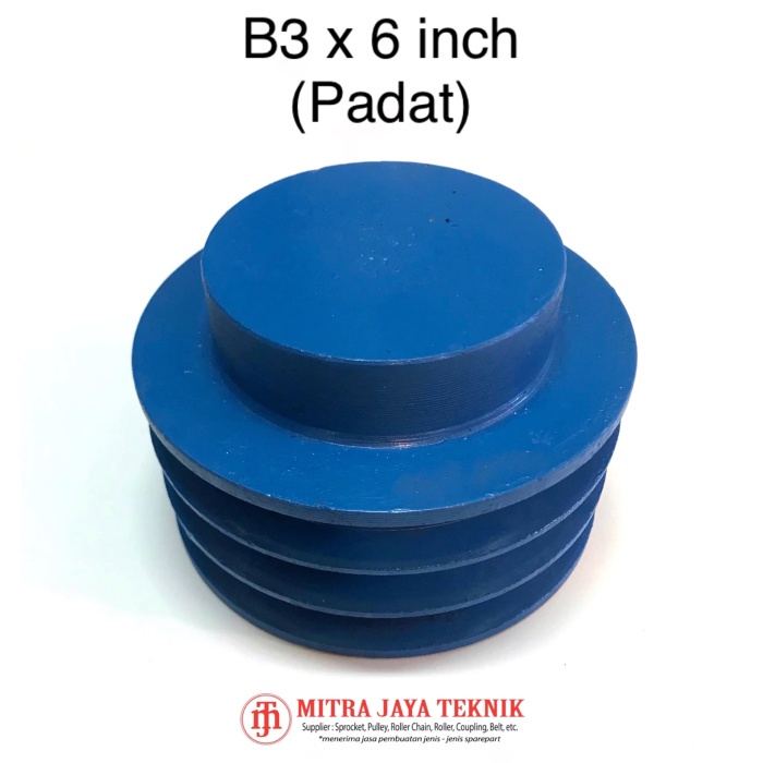 Jual PULLY BESI PADAT B3 x 6 inch ( PULLEY / PULI / POLLY / POLI ...