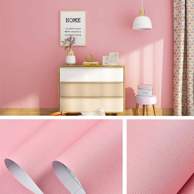 Jual Wallpaper Dinding Pink Abu Putih Krem Hijau Ungu Polos Bertekstur ...