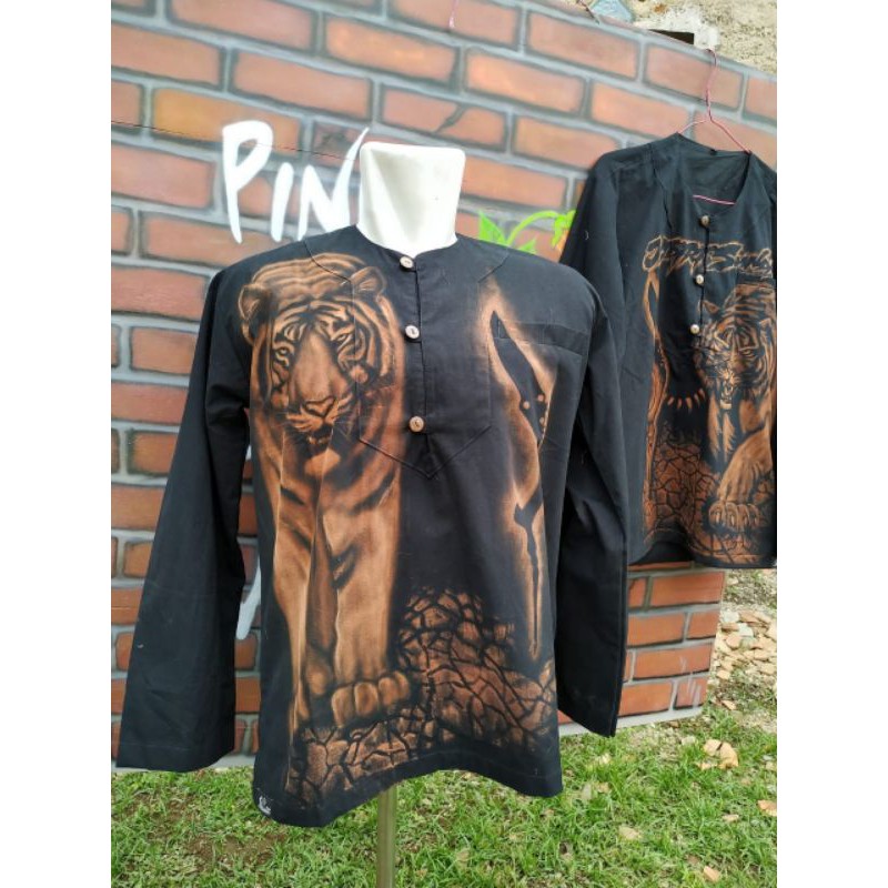 Jual Pangsi baju adat pangsi salontreng lukis keren original distro ...