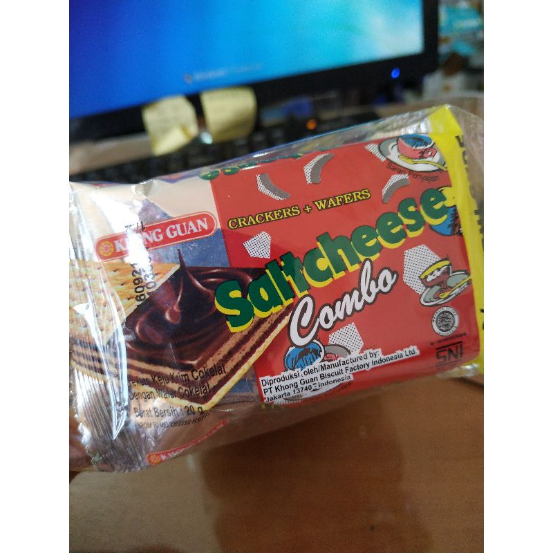 Jual Saltcheese Crackers & Wafers ( 1 pak isi 10 pcs) | Shopee Indonesia